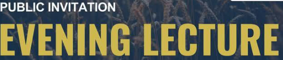 Public Invitation: Evening Lecture - WeShareEvents