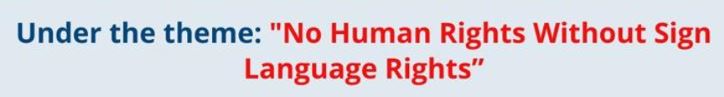Launch of the Namibian Sign Language App & International Week of the ...